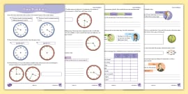 KS2 Primary Resources - Time Word Problems Cards - Twinkl