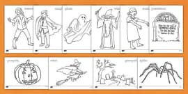 FREE! - Halloween-Themed Mindfulness Coloring Sheets - Health & Wellbeing