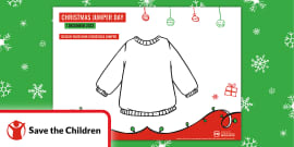 Christmas Jumper Design CfE Worksheet (teacher made)