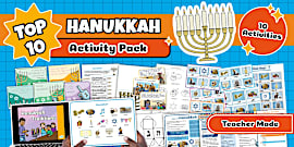 Printable Hanukkah Activity Sheets | KS1 Resource Pack