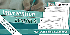 Sentence Stems - Paper 2 GCSE English Language