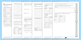 Year 6 Maths Tests - Primary Resource - Assesment Materials