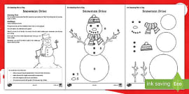 Beetle Drive Snowman (teacher made)