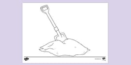 FREE! - Sand Goanna for Drawing Page Colouring Sheet - Fun Stuff