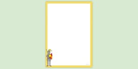 FREE! - Medieval Knight Page Border (teacher made) - Twinkl