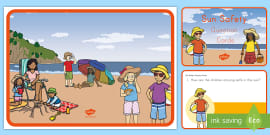 Pack for Sun Safety Worksheet / Activity Sheet - Sun safety