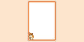 FREE! - Simple Blank Giant Page Border | Page Borders | Twinkl