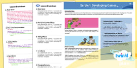 FREE! - Computing: Scratch Animated Stories Year 6 Planning Overview
