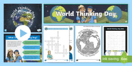 World Thinking Day Crossword (teacher made) - Twinkl