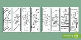 FREE! - Freya Name Simple Colouring Bookmarks (Teacher-Made)
