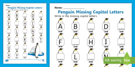 Capital Letters Sorting Game