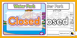 Science Lab Closed Sign Dramatic Play | Twinkl USA - Twinkl