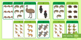 AFL 1-10 Number Tracing Cards (teacher made) - Twinkl