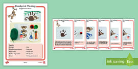 EYFS Draw a Monkey Pencil Control Activity (teacher made)