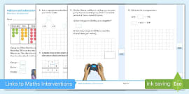 Year 4 Maths Assessment Pack: Term 1 (teacher made)