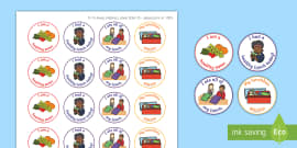 FREE! - Well-Being Stickers (teacher made)