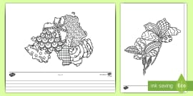 Indian Landmarks Mindfulness Colouring (teacher made)