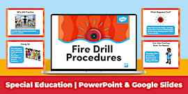 Fire Drill Routine Posters | Instructions for Kids | Twinkl