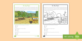 First-Grade Reading Comprehension PDF Worksheets | Twinkl