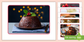 Christmas Pudding Template - Twinkl - KS1