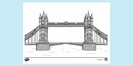 London City Outline Colouring Page | Twinkl (teacher made)