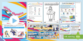 CFE Early Level Winter Olympics Resource Pack (teacher made)