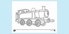 Big Engine Colouring | Colouring Sheets (teacher made)