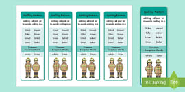 Phase 3 Spelling Bookmarks - Primary Resources - Twinkl