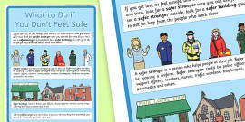 Be Safe A4 Display Poster (teacher made) - Twinkl