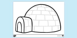 Paper Plate Igloo (teacher made) - Twinkl