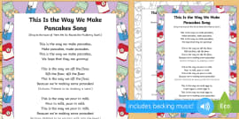 Making Pancakes Song | Pancake Day | Parents (teacher made)