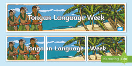 Tongan Alphabet Display Poster - Tongan Language Week