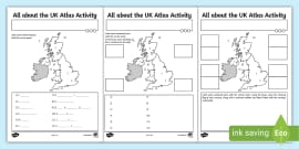 Differentiated Atlas Scavenger Hunt | KS1 Geography - Twinkl