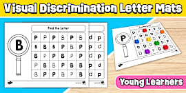 Letter Discrimination: Letters b and d Activity Pack