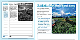 KS1 Euro Short Burst Writing Template (teacher made)
