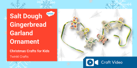 Salt Dough Reindeer Craft Activity | Christmas Crafts