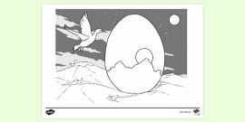 FREE! - Creation Story Activity 3 Colouring Sheet - Pages - Twinkl