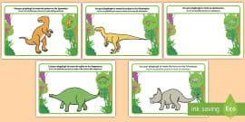Dinosaurs Modelling Dough Mats (Teacher-Made) - Twinkl