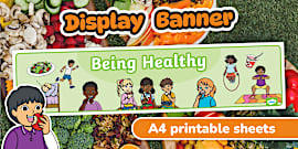Healthy Living Display Banner