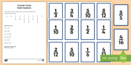 Fractions Matching Cards (teacher made)
