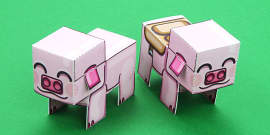 Create Your Own 3D Toy Person Paper Model Template