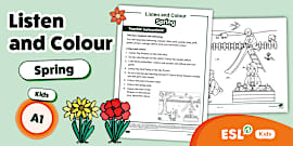 ESL Spring PowerPoint [A1-A2]