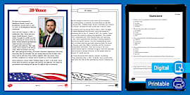 Seventh Grade Donald Trump Reading Comprehension Worksheet