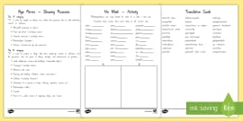 FREE! - Te Reo Māori Pack Tau 1-2 (teacher made)
