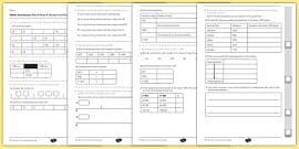 Year 4 Maths Assessment Pack: Term 1 (teacher made)