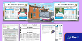 👉 Y5 DiM: Step 5 Read and Interpret Timetables Teaching Pack
