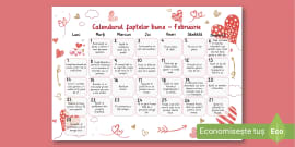 Calendar literar | Scriitori români | Twinkl