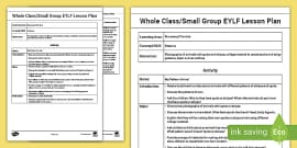 Musical Colours EYLF Lesson Plan Adult Guidance