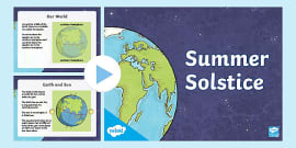 FREE! - Summer Solstice Information PowerPoint - Science - Twinkl