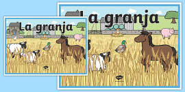 Juego interactivo: Los animales de la granja y sus sonidos